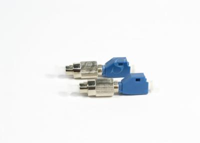 China LC - FC Simplex Bule Fiber Optical Adapter Plastic / Metal With Ceramic Sleeve for sale