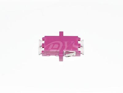 China LC / UPC SM SX Ceramic Plastic Fiber Optic Adapter , Hign Reflection Losssize Precision for sale