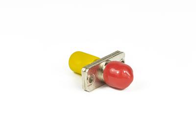 China FC-ST Metal Optic Fiber Adapter / Fiber Optic Cable Adapter Multi Mode for sale