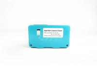 China Light Blue Cassett Type Optical Fiber Connector Cleaner 17mm*10mm ROHS Approval for sale