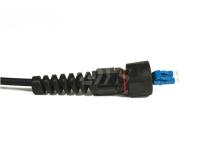 China ODVA-FTTA Outdoor Fiber Optic Cable Assemblies PVC LSZH PE Cable Material Black for sale