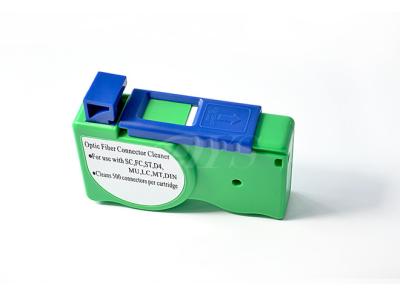 China Environmentally Friendly fiber optic connector cleaner Green Tape Cassette for sale