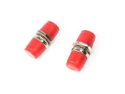 China FC - FC Sm Sx Fiber Optic Adaptor / Red Fiber Optic Cable Adapter for sale