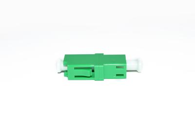 China LC / APC Simplex Green Color Fiber Optic Adapter , Good changeability for sale