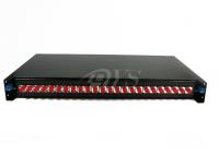 China Cold-rolled Steel FC adapter hole  24Core Drawer / sliding type Fiber Optic Terminal Box for sale