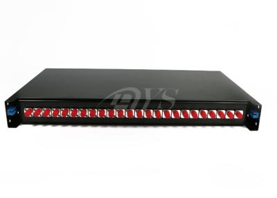 China Cold-rolled Steel FC adapter hole  24Core Drawer / sliding type Fiber Optic Terminal Box for sale