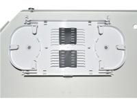 China 12 / 24 Core Rotary type 19'' 1U Fiber optic patch panel for sale