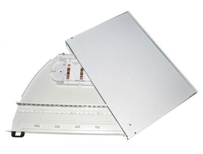 China 12 / 24 Core Rotary type 19'' 1U Fiber optic patch panel for sale