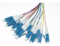 China MPO/MTP to LC duplex 12 core ribbon fiber fanout Patch Cord for sale