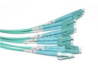 China 12F MTP to 6xLC duplex MPO/MTP 12-fiber fanout Patch Cord for sale
