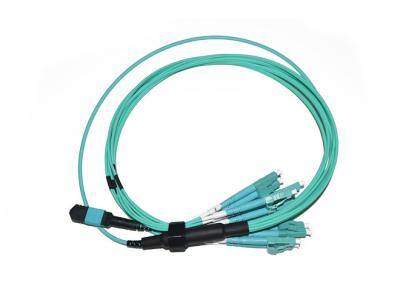 China 12F MTP to 6xLC duplex MPO/MTP 12-fiber fanout Patch Cord for sale