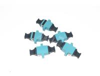 China MTP Adapter  KeyUp-KeyDown Fiber Optic Adapter Aqua  with flange High Size Precision for sale