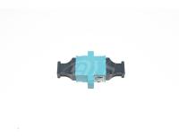 China MTP Adapter  KeyUp-KeyDown Fiber Optic Adapter Aqua  with flange High Size Precision for sale