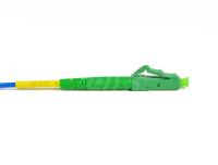 China LC/APC Optical Fiber Connectors Plastic Steel With High Return Loss for sale