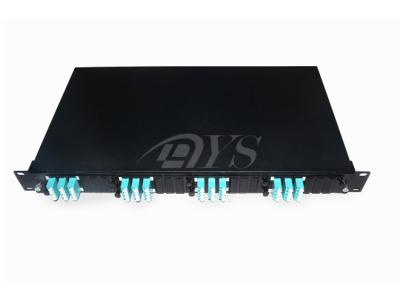 China 1U LC 48Core Base Type Fiber Optic MPO/MTP Patch Panel for sale