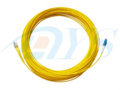 China LC-FC Optical Fiber Patch Cord Singlemode Simplex for Telecommunications for sale