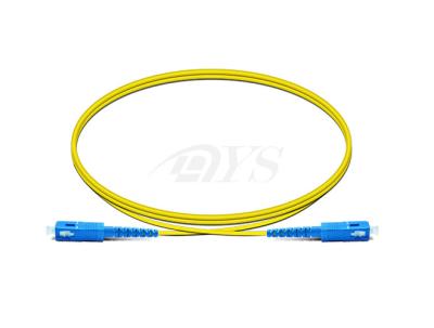 China Patch cord price list SC fiber optic patch cord Simplex Singlemode 3.0mm for sale