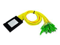 China 2 x 32 PLC Single Mode Fiber Splitter Environmental For Fiber to Home for sale