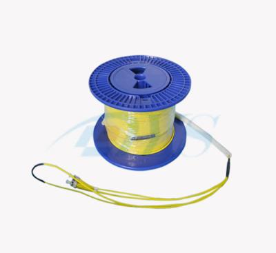 China ST Singlemode Optical Fiber Patch Cord Pulling eye Fiber Optic Patch Leads for sale