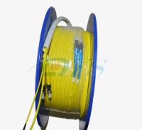 China ST Singlemode Optical Fiber Patch Cord Pulling eye Fiber Optic Patch Leads for sale