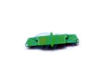 China E2000 APC Fiber Channel Channel Adapter In Green , Insertion Loss 0.2dB / 0.3db for sale