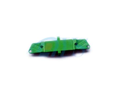 China E2000 APC Fiber Channel Channel Adapter In Green , Insertion Loss 0.2dB / 0.3db for sale