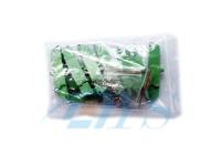 China E2000 APC Fiber Channel Channel Adapter In Green , Insertion Loss 0.2dB / 0.3db for sale