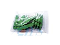 China E2000 APC Fiber Channel Channel Adapter In Green , Insertion Loss 0.2dB / 0.3db for sale