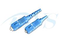 China SC / UPC Optical Fiber Connectors Singlemode In Blue , Low Insertion Loss for sale