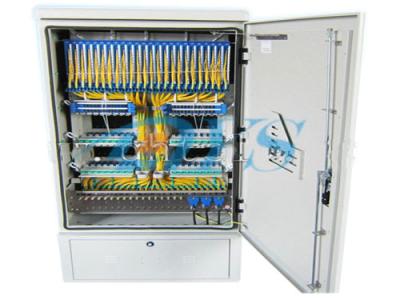 China Two Layers Fiber Optic Terminal Box , Stainless Steel Distribution Cabinet for sale