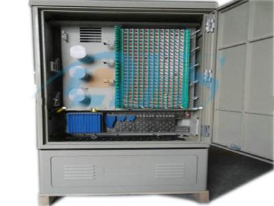 China 144C to 576C Fiber Optic Cross Cabinet for sale