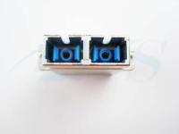 China SC-SC Duplex Optical Fiber Adapter Silver / White With Steel Materials for sale