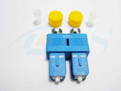 China FC-SC Simplex Fiber Optic Adapter Plastic Metal With Ceramic / Zirconia Sleeve for sale