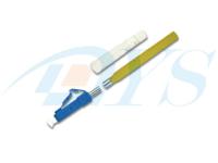 China Blue / White Plastic Optical Fiber Connectors , Singlemode Simplex LC / SM Connector for sale