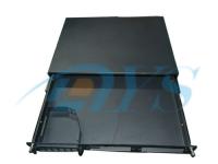 China Aluminium Black Odf Fiber Optic , 24 Port SC Fiber Optic Patch Panel for sale