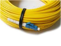 China Single Mode 9/125 Simplex Optical Fiber Patch Cord With LSZH / OFNR / PVC Jacket for sale