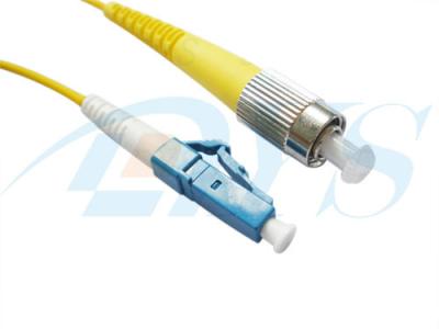 China 9/125 Simplex FC to LC Fiber Optical Jumper For 802.3u / 802.3z for sale