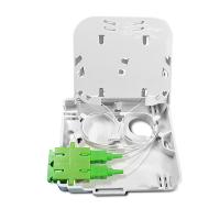 China 2 Port Optical FTTH Box With Shield / Indoor Mini Terminal Box for sale
