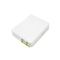 China Light Weight 2 Port Fiber Termination Box ABS PC Wall Mounted Anti-UV for sale