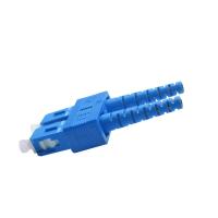 China Singlemode SC UPC Fiber Optics Connectors For High Back Reflection Loss Value for sale