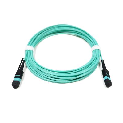 China MPO pull tap Optic fiber trunk cable OM3 12core/24core MTP/MPO Patch Cord for sale