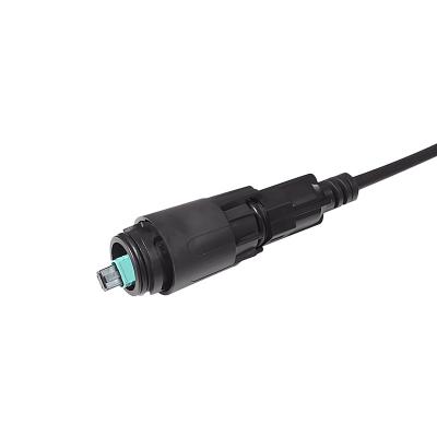 China Waterproof IP67 Optic fiber Trunk Cable 12core MTP/MPO Patch Cord for sale