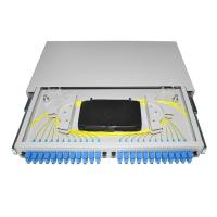 China Pigtail Fiber Optic Patch Panel 19'' Rack Mounted OTB ODB 12 24 Port SC Connector for sale