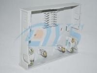 China Aluminium FC 24Ports Fiber Optic Adapter Wall Mount Termination Box 19