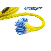 China 32 Fiber Break Out SC To SC Fanout Patch Cable Pre Terminated 55dB Return Loss for sale