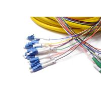 China 12 Fiber distribution break out LC/APC to LC/UPC preterminated cable Simplex For Access Networks for sale