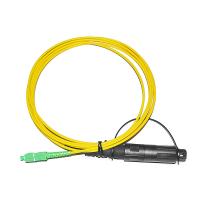 China H Connector 1 Fiber Single Mode Cable Matching With Corning OptiTap Hardened Connectors for sale