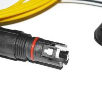 China H Connector 1 Fiber Single Mode Cable Matching With Corning OptiTap Hardened Connectors for sale