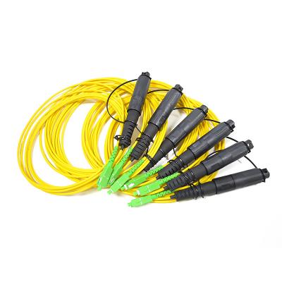 China H Connector 1 Fiber Single Mode Cable Matching With Corning OptiTap Hardened Connectors for sale
