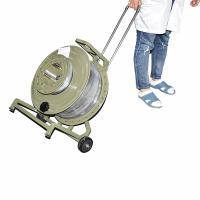 China outdoor patch cord IP68 MPO LC with metal fiber optic cable reel for sale